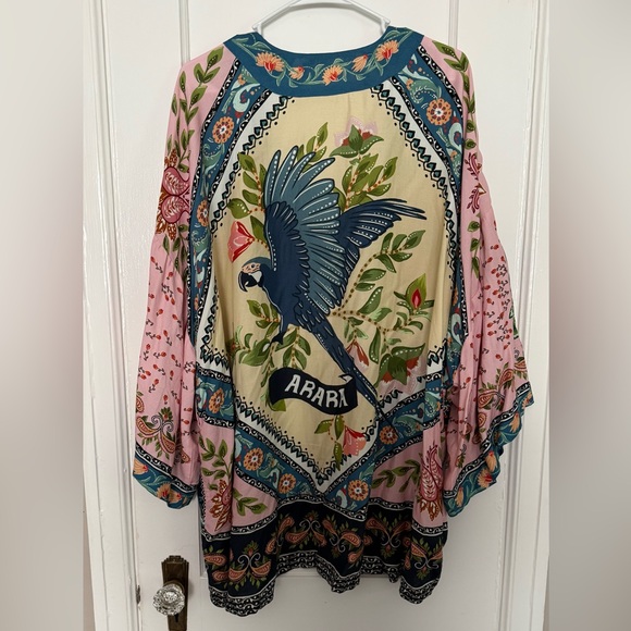 FARM Rio | Tops | Farm Rio Blue Macaw Kimono | Poshmark